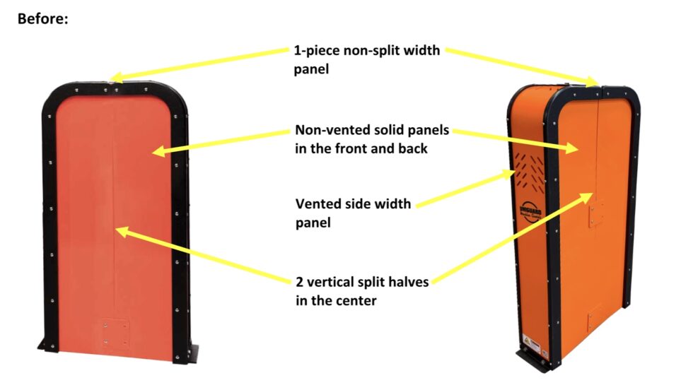 Uniguard’s Newly Upgraded Stock Vertical Belt Guard | Uniguard Machine ...